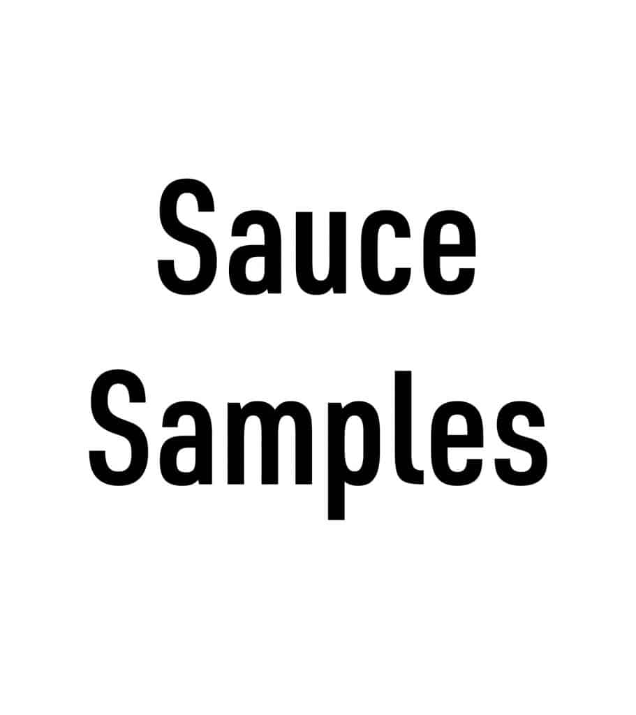 Sauce Samples - Fat Boy Hickman's BBQ