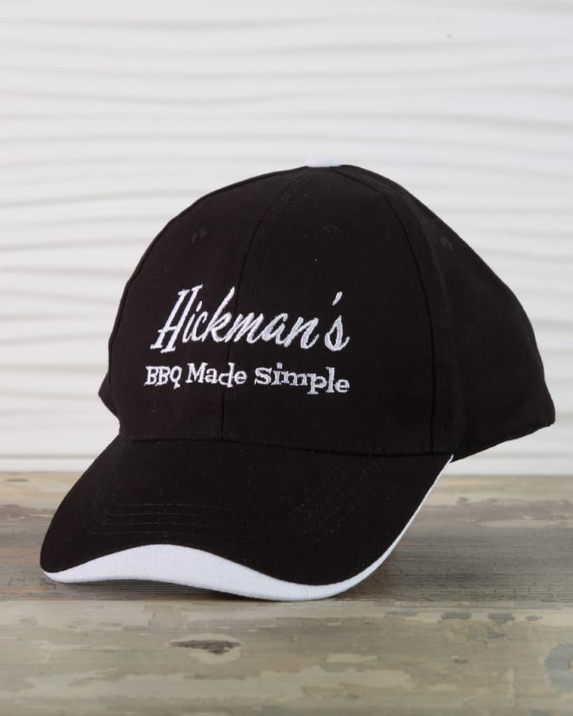 Hickman's Black Logo Embroidered Baseball Hat